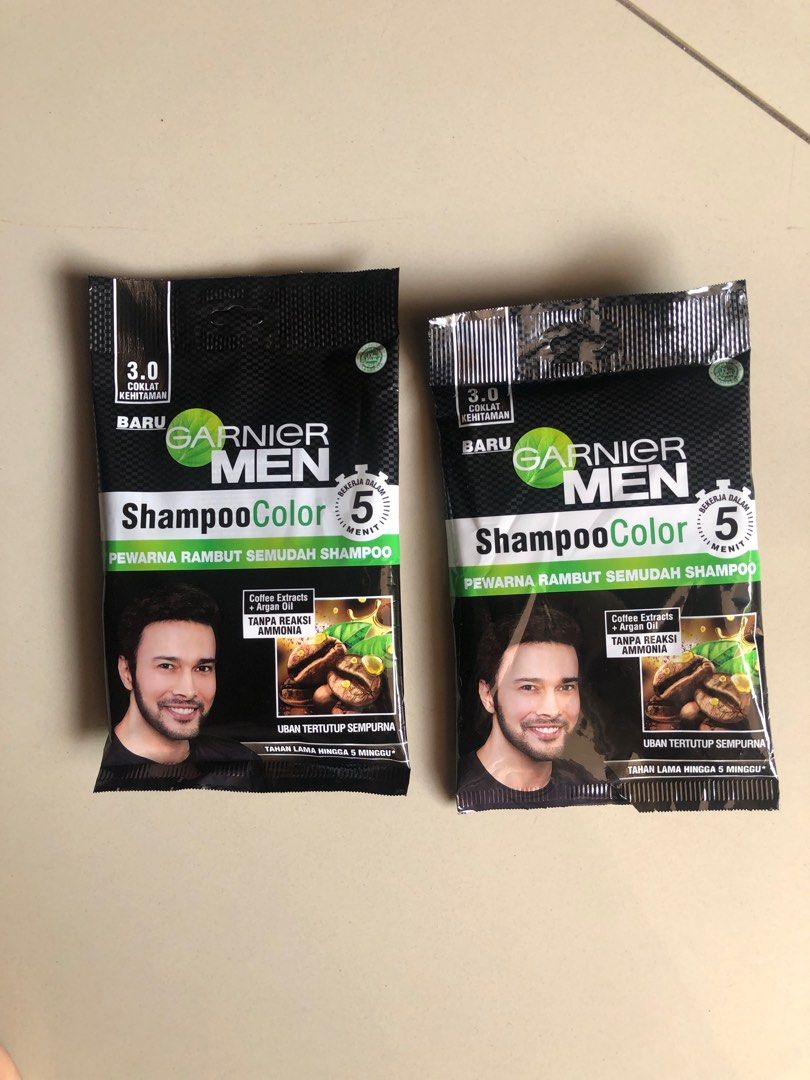 Garnier Men Shampoo Color, Kesehatan & Kecantikan, Perawatan Pria di ...