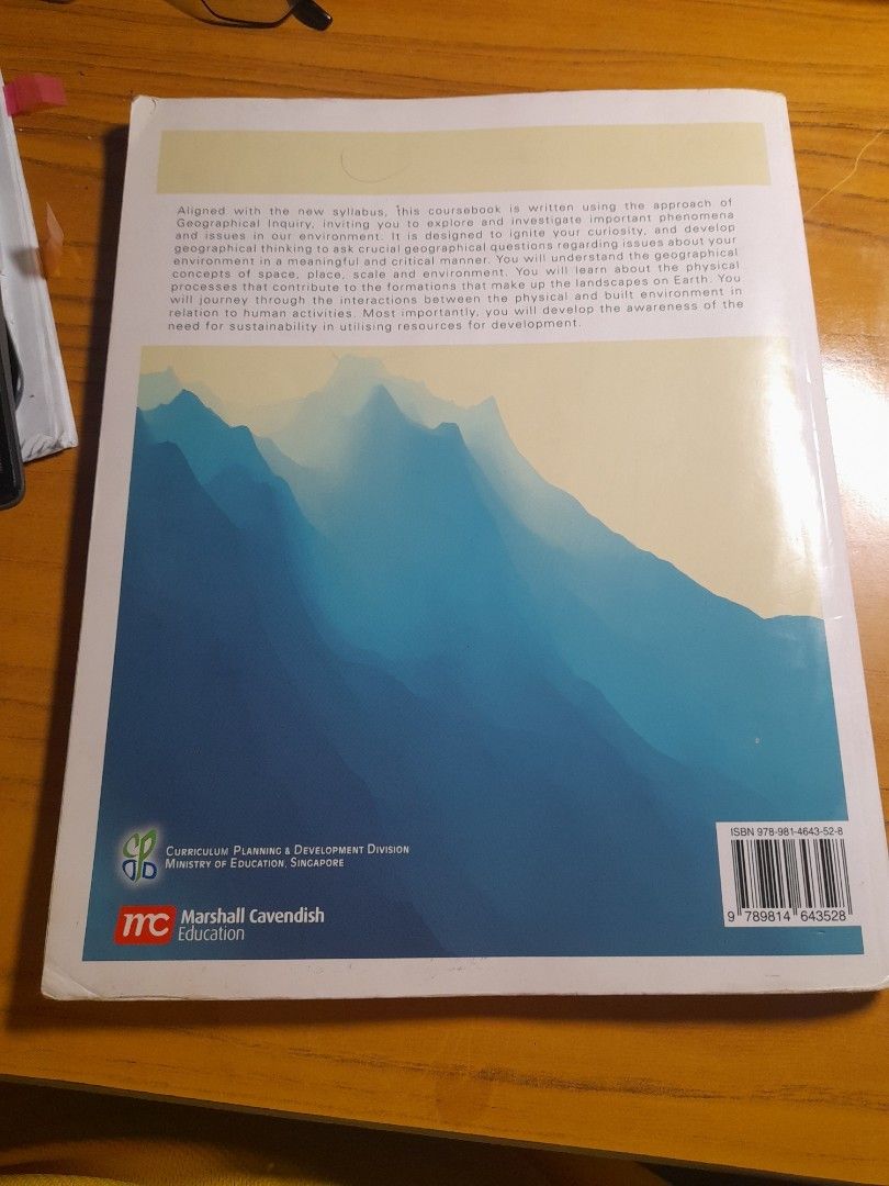 Geography textbook, Hobbies & Toys, Books & Magazines, Textbooks on ...
