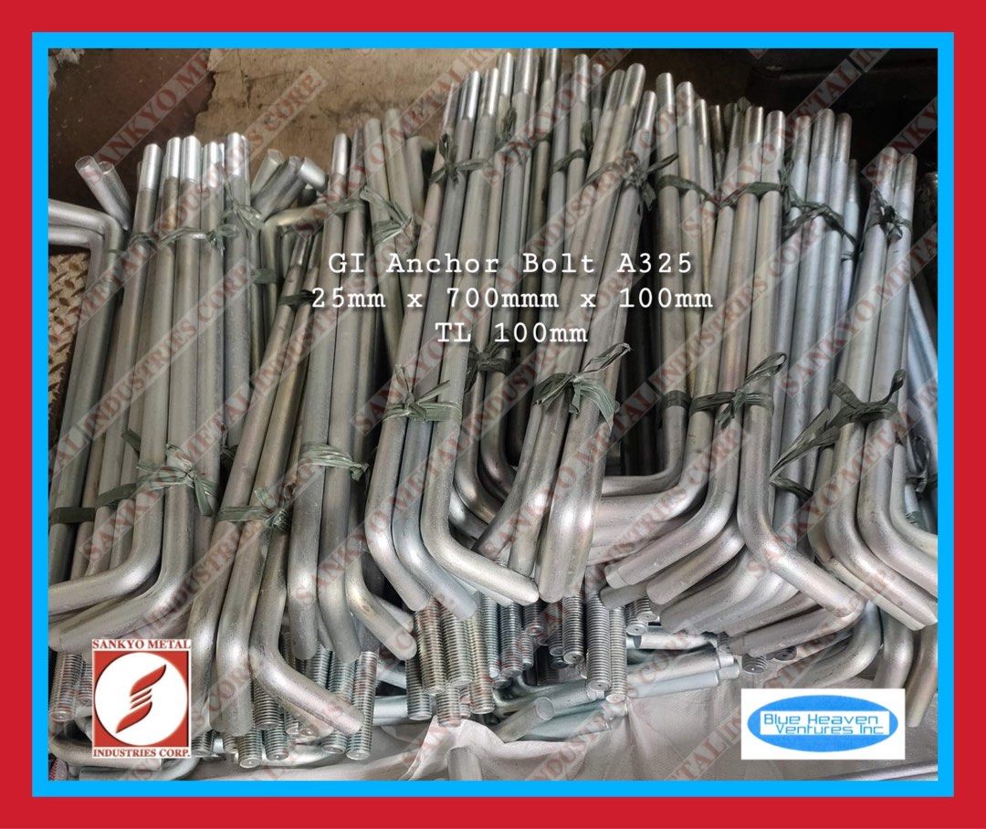 GI Anchor Bolt, Commercial & Industrial, Construction & Building ...