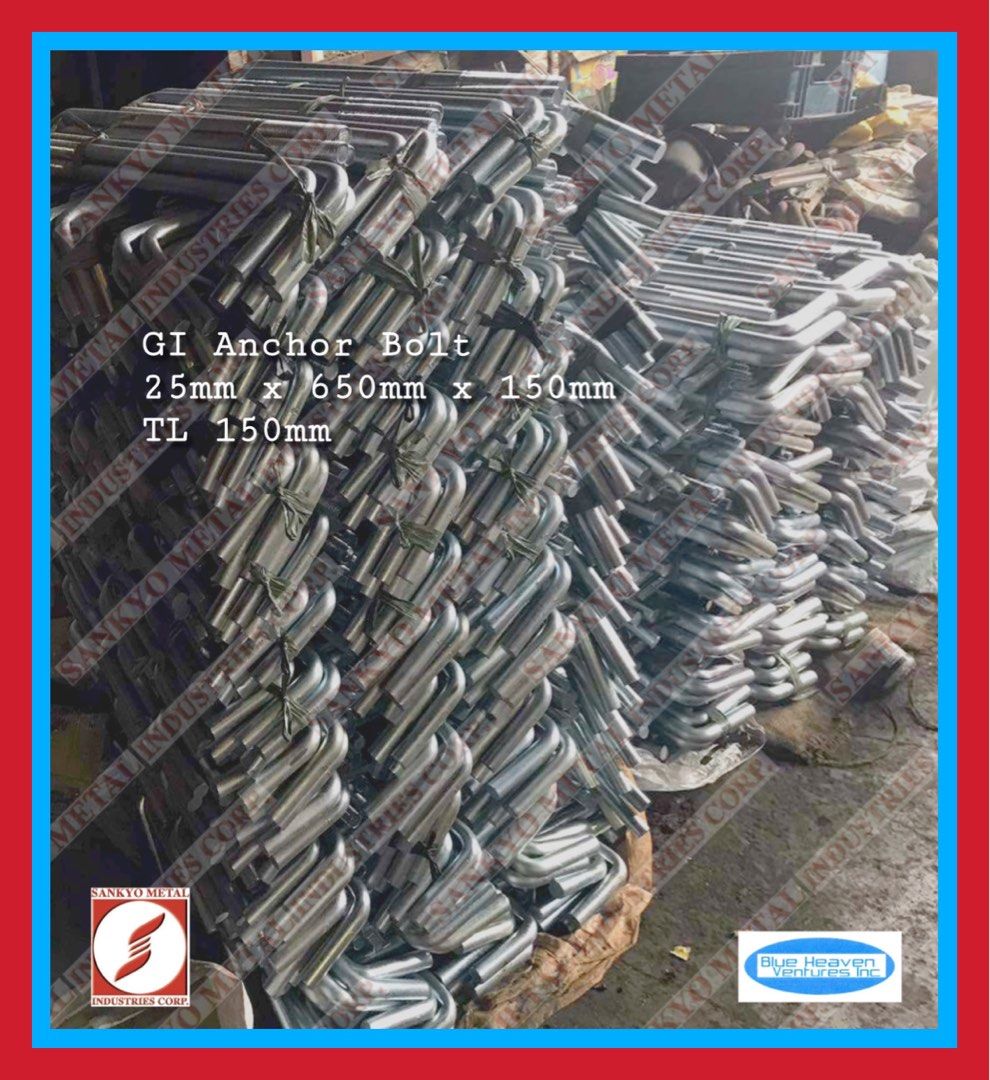 GI Anchor Bolt, Commercial & Industrial, Construction & Building ...