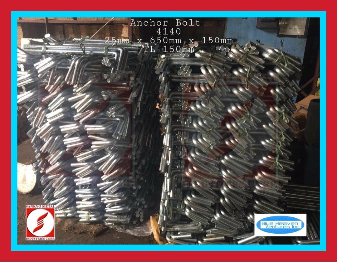 GI Anchor Bolt, Commercial & Industrial, Construction & Building ...