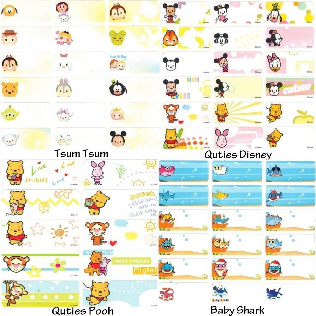 Girls Name Stickers Customised, Hobbies & Toys, Stationery & Craft, Art ...