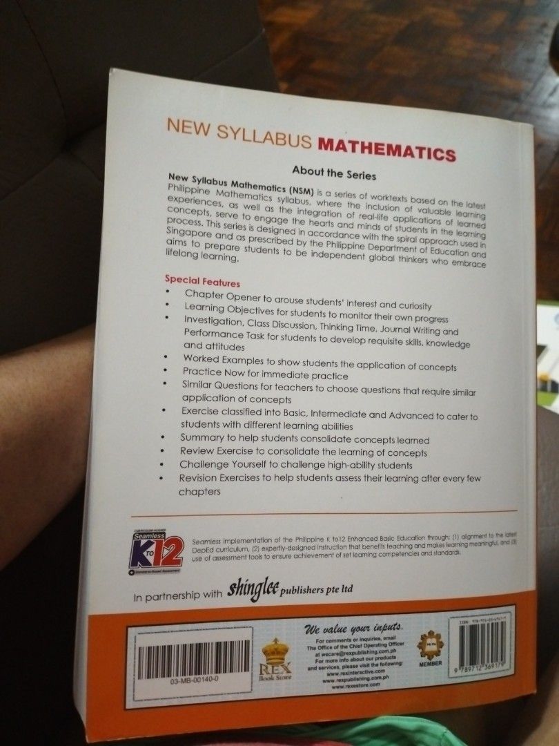 Grade 7 Book Mathematics Singapore Math Worktext, Hobbies & Toys, Books ...