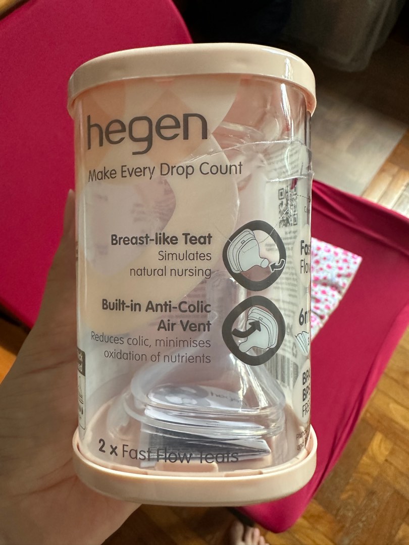 Hegen 6m+ Fast Flow Teats, Babies & Kids, Nursing & Feeding ...