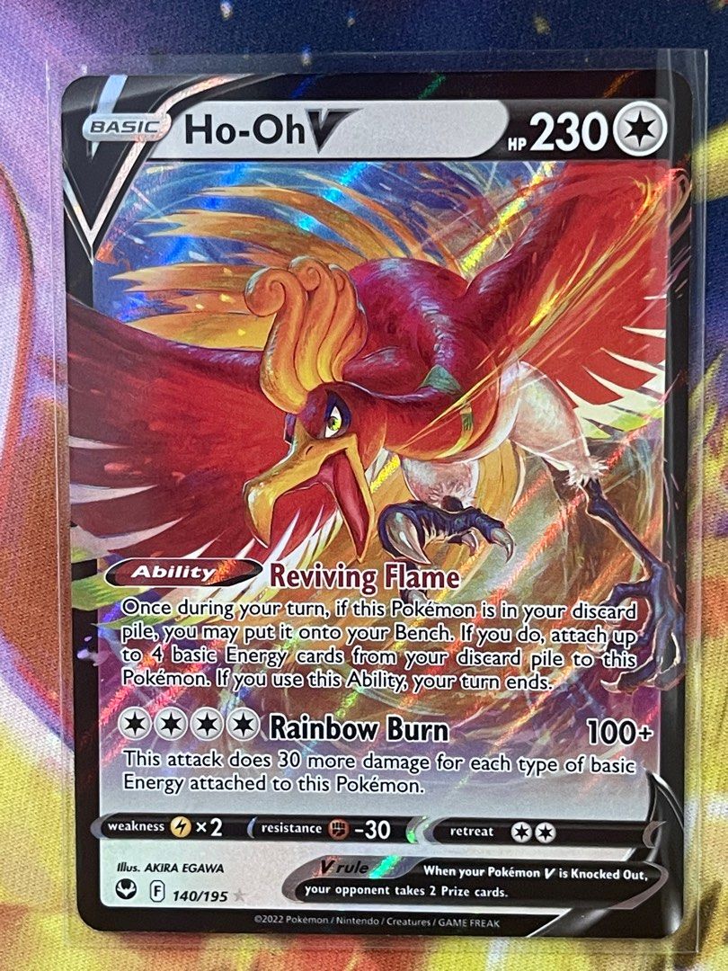 Ho-oh V 140/195, Hobbies & Toys, Collectibles & Memorabilia, Vintage ...