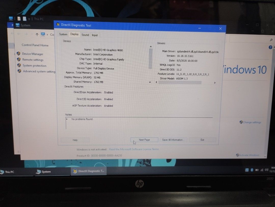 HP 2000(i5, 3rd gen)Laptop, Computers & Tech, Laptops & Notebooks on Carousell