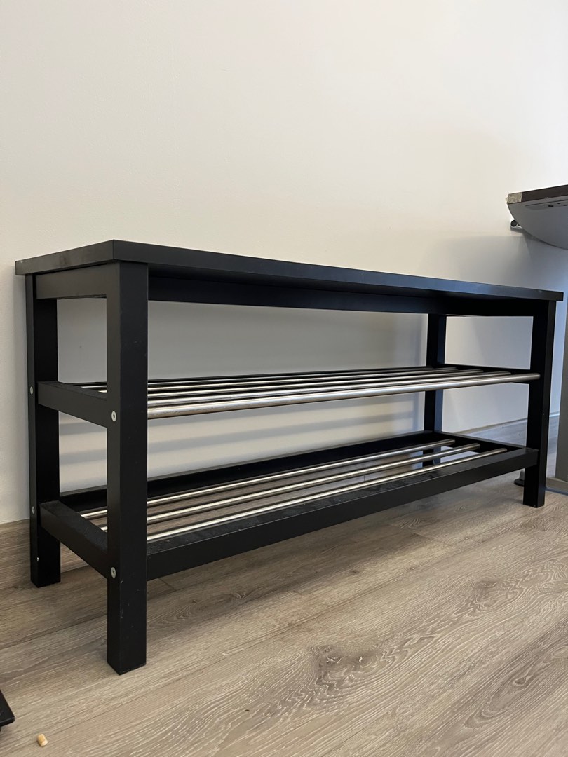 IKEA SHOES RACK TJUSIG, Furniture & Home Living, Furniture, Shelves ...