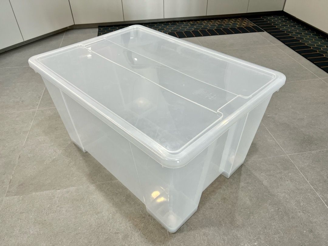 IKEA Storage Box 130L - No Cracks, Furniture & Home Living, Home ...