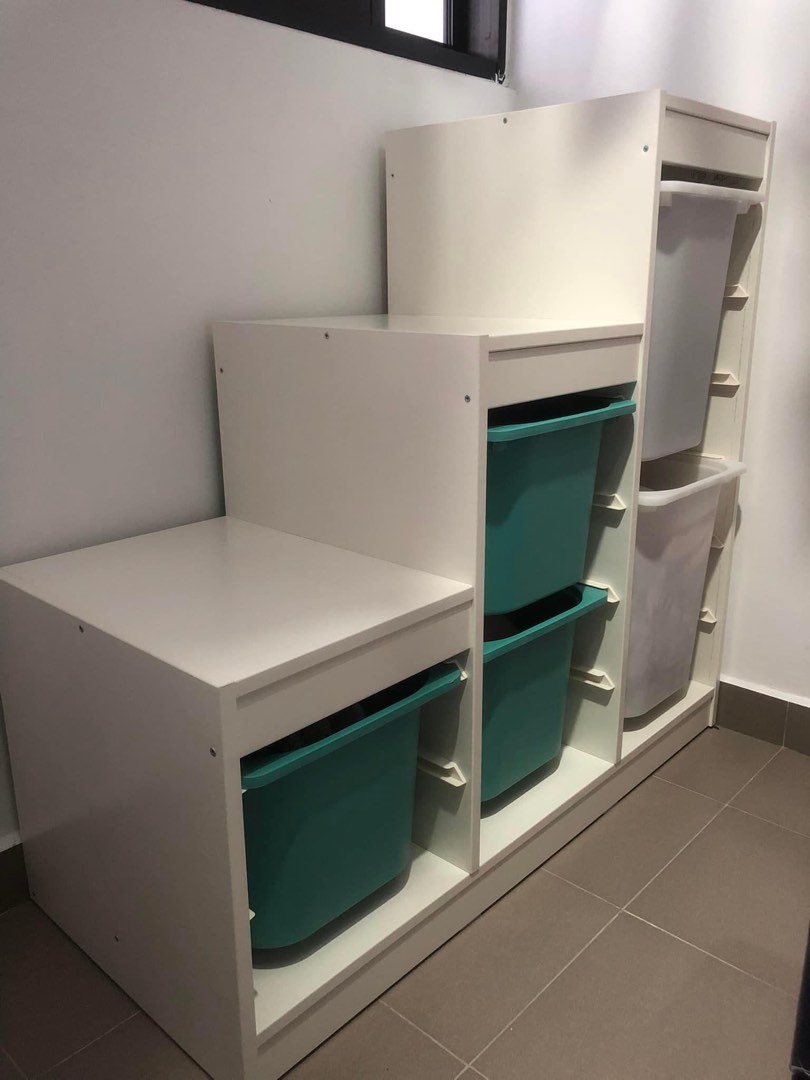 IKEA TROFAST Frame, white, 99x44x95 cm, Furniture & Home Living, Home ...