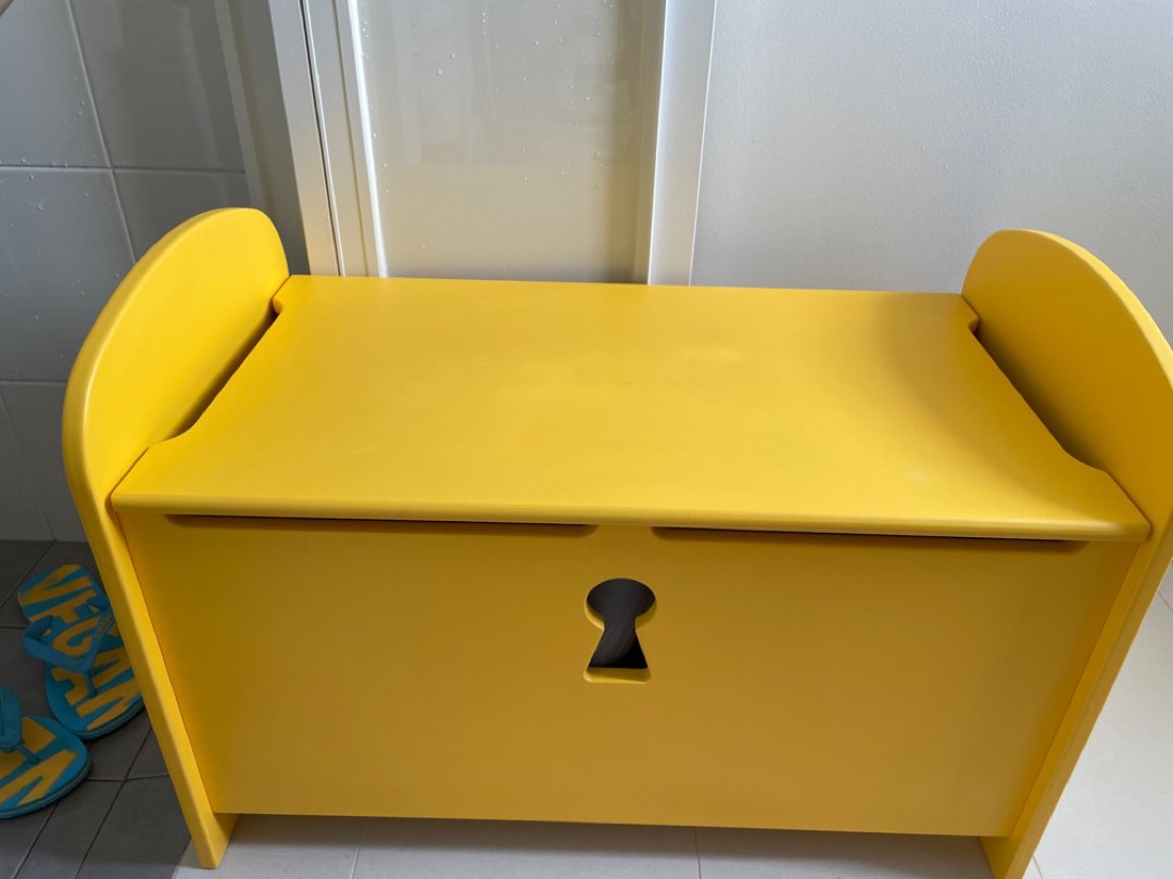 IKEA yellow chest, Furniture & Home Living, Furniture, Shelves ...