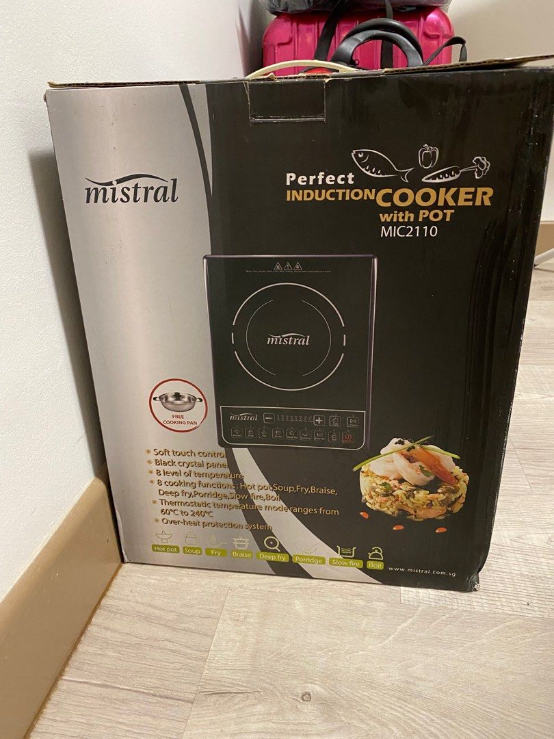 Induction cooker w pot, TV & Home Appliances, Other Home Appliances on ...