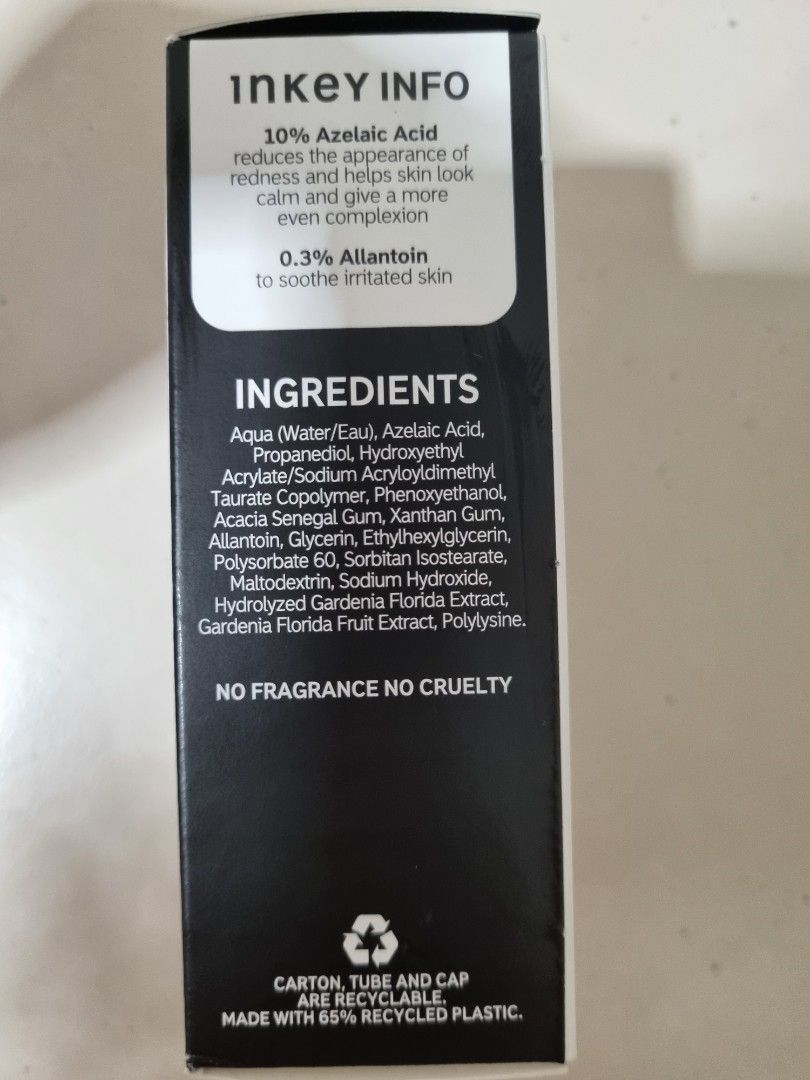 Inkey list redness relief solution 10% azelaic acid, Beauty & Personal ...