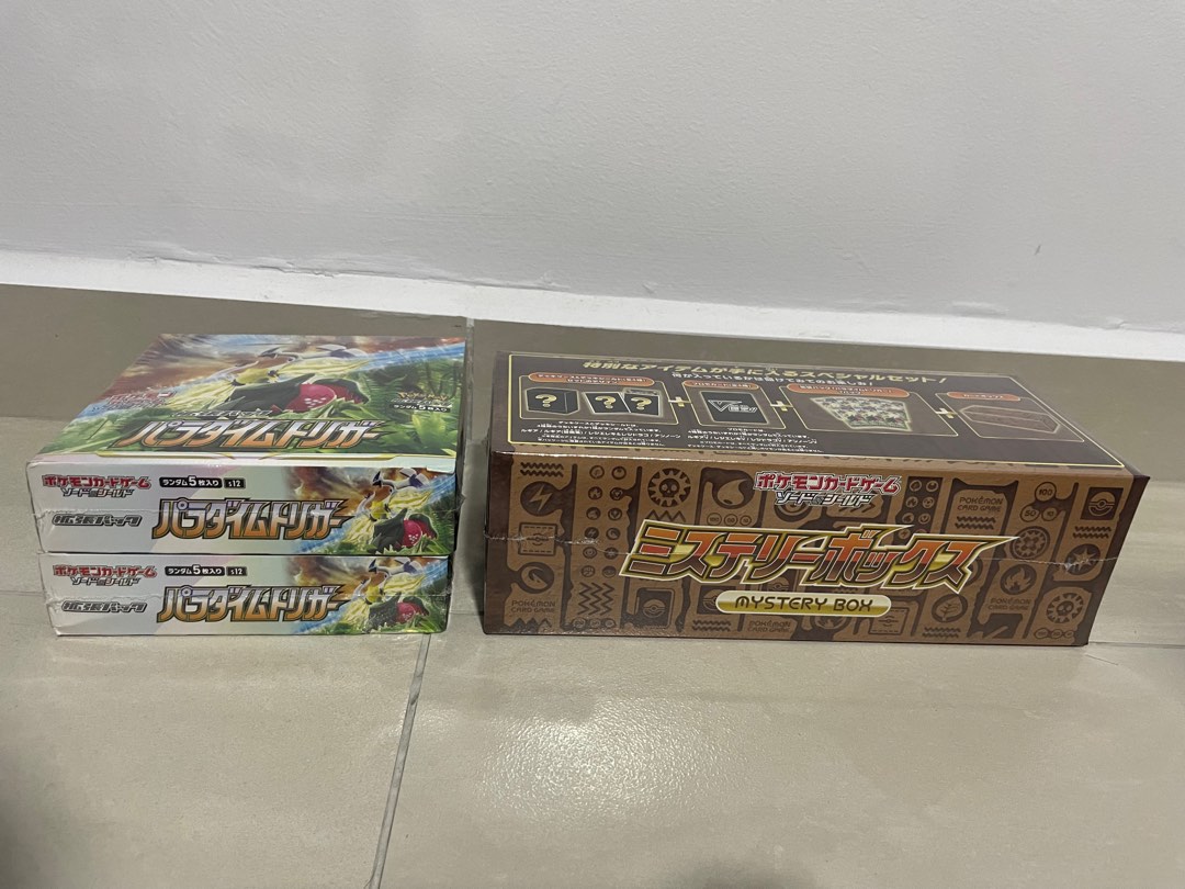 [INSTOCK] Paradigm Trigger Pokemon Japanese S12 Mystery Box, Hobbies ...