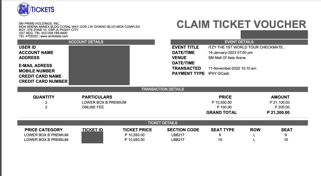 ITZY CHECKMATE MANILA - LOWER BOX B PREMIUM 217, Tickets & Vouchers ...