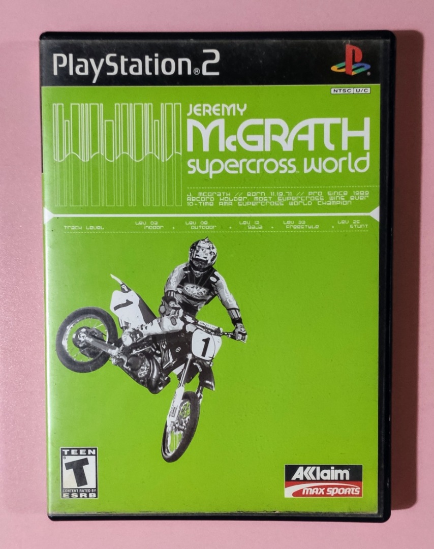 Jeremy McGrath Supercross World - [PS2 Game] [NTSC / ENGLISH Language ...