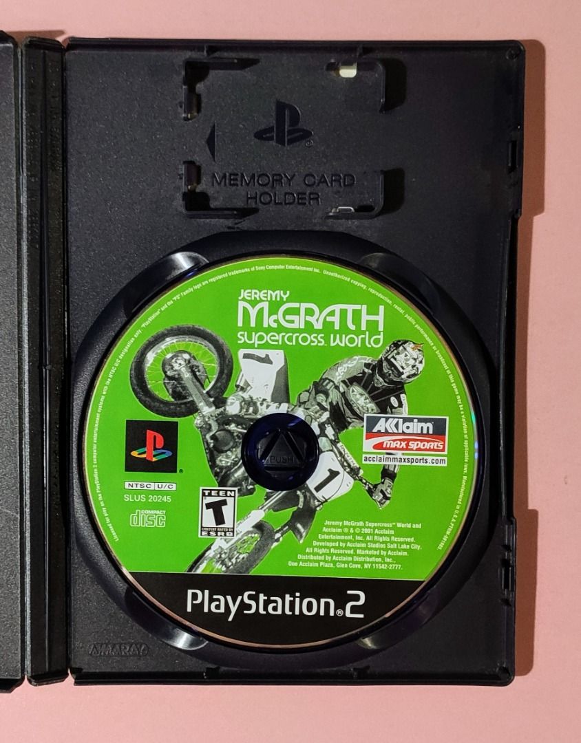 Jeremy McGrath Supercross World - [PS2 Game] [NTSC / ENGLISH Language ...