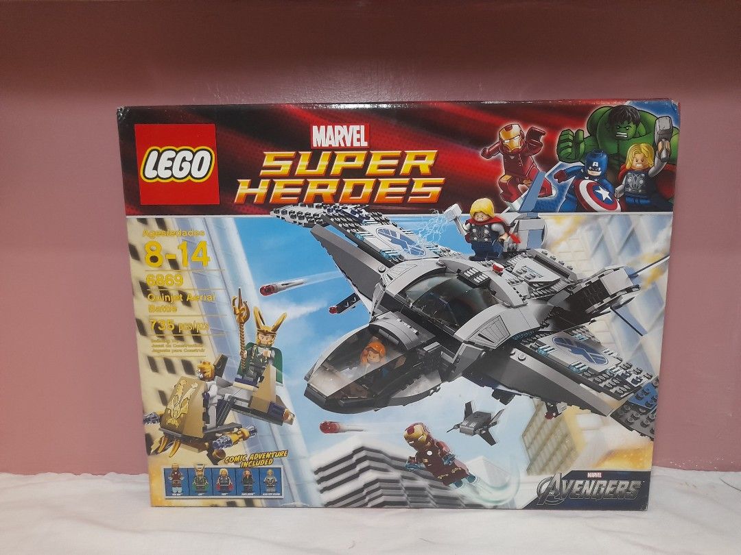 Lego Marvel 6869 Quinjet Aerial Battle, Hobbies & Toys, Toys & Games on ...