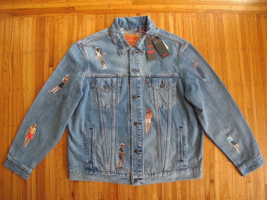 Levis x Stranger Things Denim Jacket unisex, Men's Fashion, Coats ...