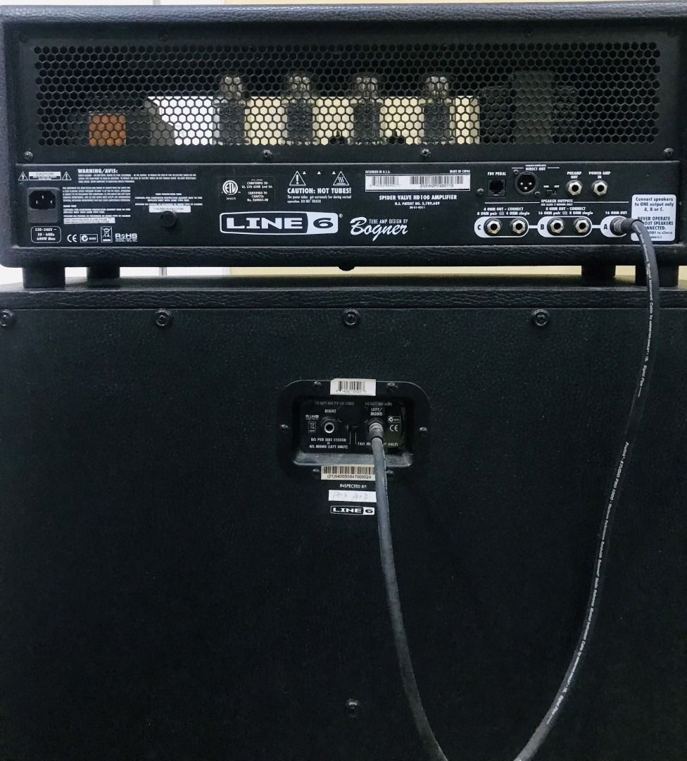 LINE 6 SPIDER IV HD100 TUBE AMP, Audio, Soundbars, Speakers ...