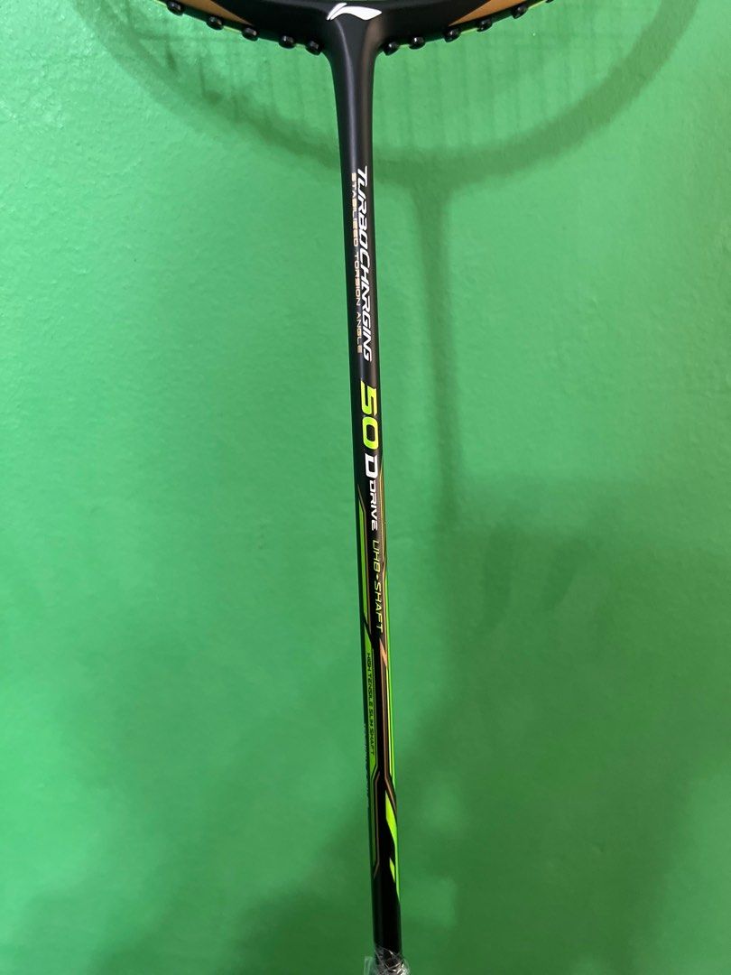 Li-Ning Turbo Charging 50D (Drive) Badminton Racket, Sports Equipment ...