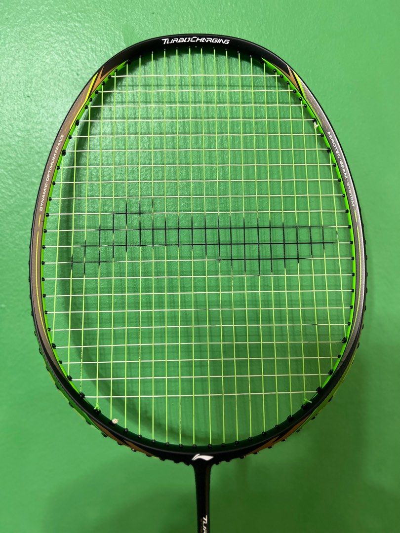 Li-Ning Turbo Charging 50D (Drive) Badminton Racket, Sports Equipment ...