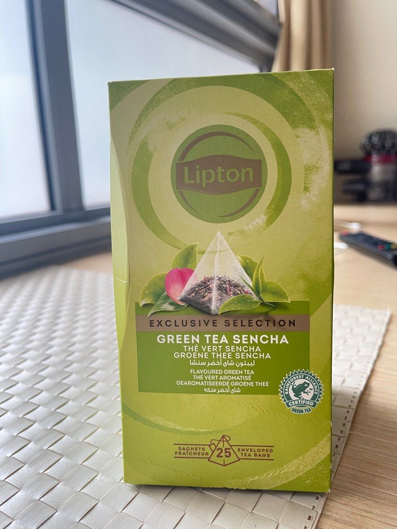 Lipton Green Tea Sencha, Furniture & Home Living, Kitchenware & Tableware, Coffee & Tea ...