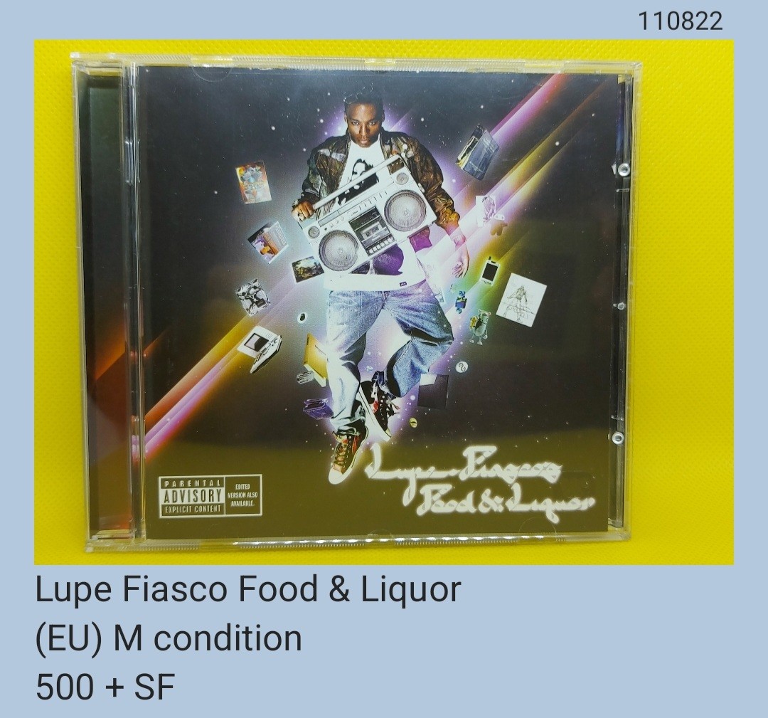 Lupe Fiasco Food & Liquor CD (unsealed), Hobbies & Toys, Music & Media ...