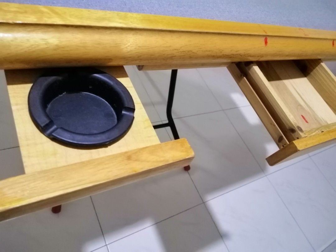 Manjong Table with added noise suppression mat, Furniture & Home Living ...