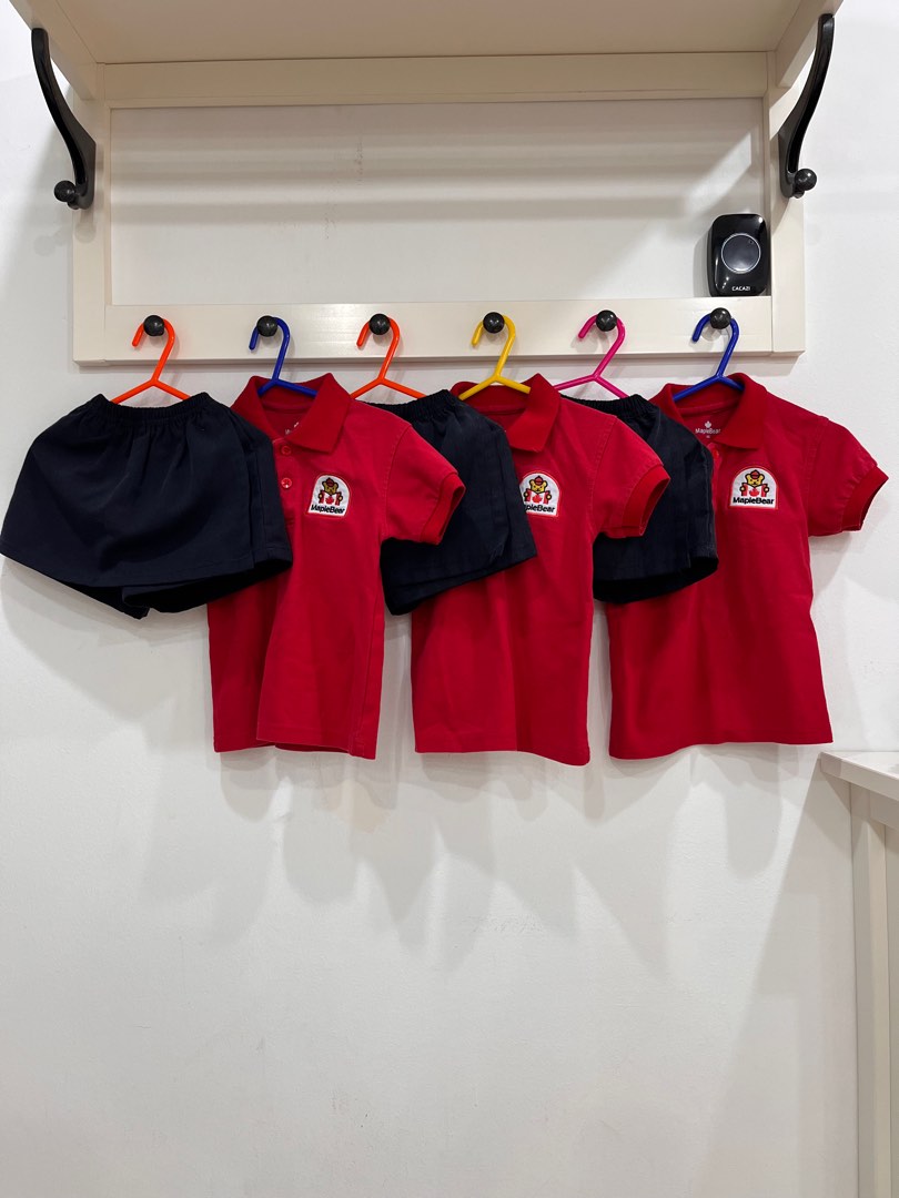 MapleBear School Uniform (Girl), Babies & Kids, Babies & Kids Fashion ...