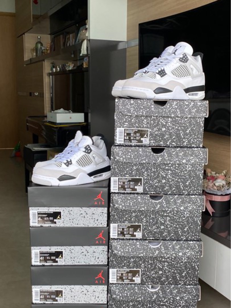 [Mens/GS] Nike Air Jordan 4 Retro Military Black (Cheapest), Men's ...