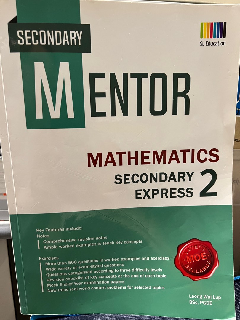 Mentor Mathematics Sec 2 , Hobbies & Toys, Books & Magazines ...
