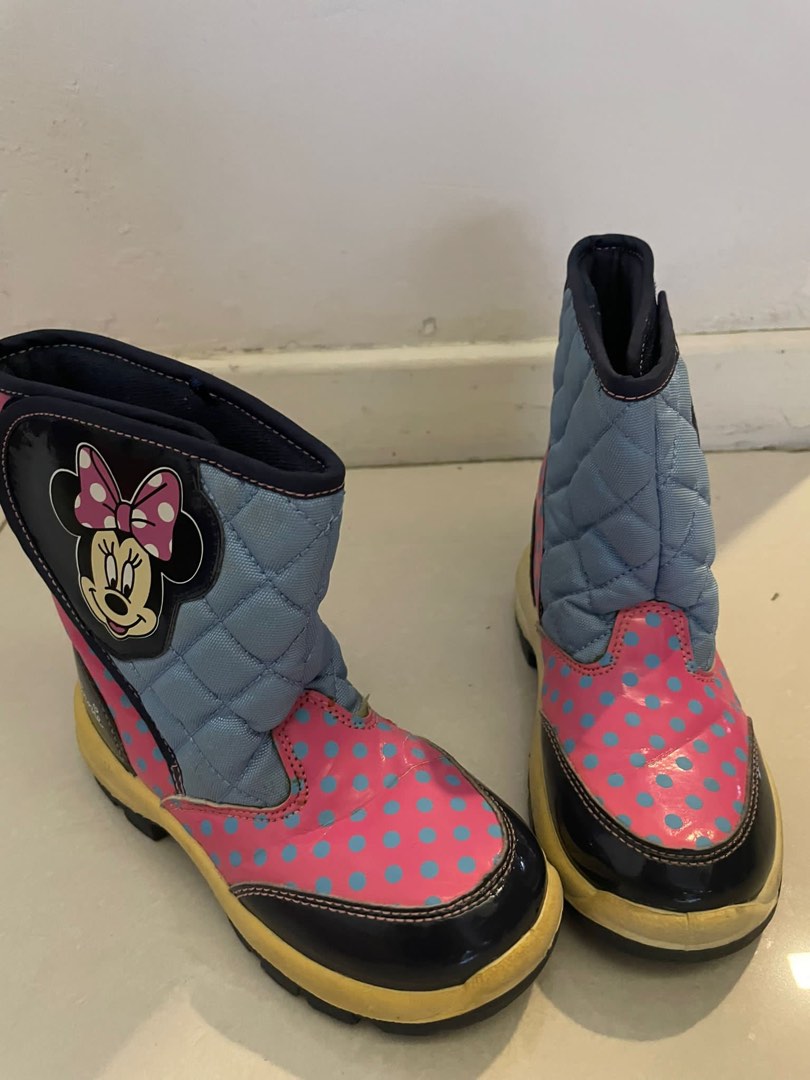 Mickey Mouse Snow Winter boots / Girls / US 10, Babies & Kids, Babies ...