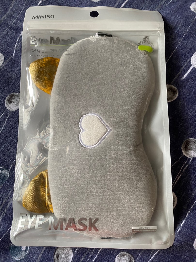 Miniso eye mask reusable, Beauty & Personal Care, Vision Care on Carousell