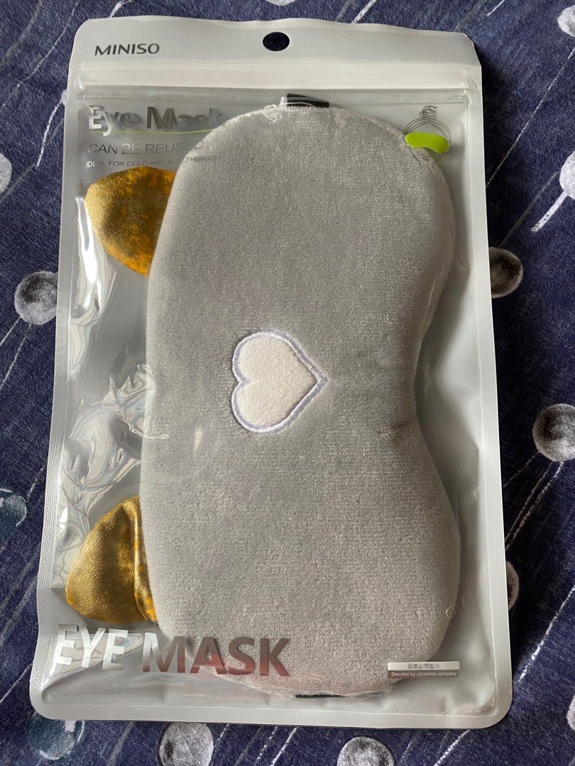 Miniso eye mask reusable, Beauty & Personal Care, Vision Care on Carousell