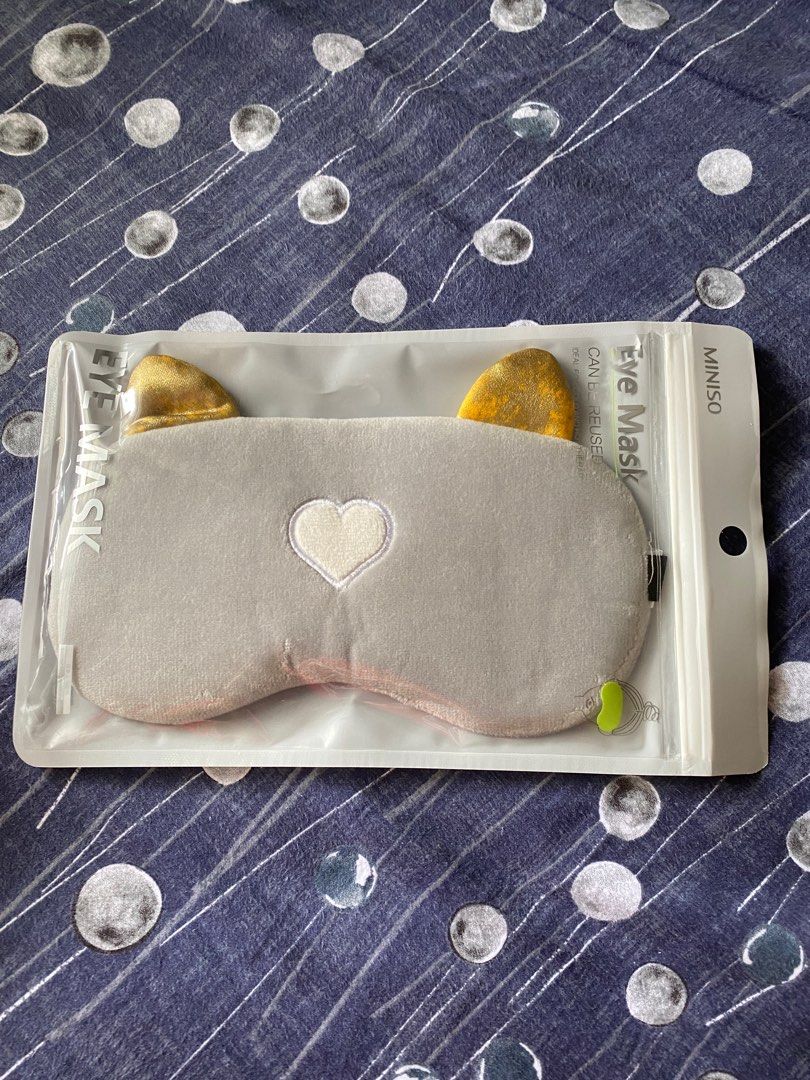 Miniso eye mask reusable, Beauty & Personal Care, Vision Care on Carousell