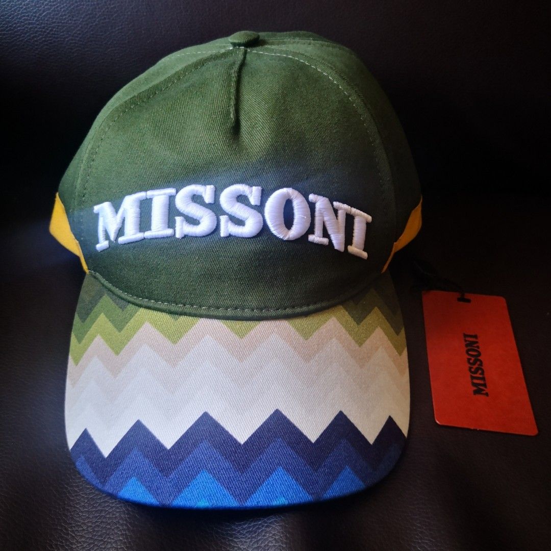 Missoni Italy Multi-Color Baseball Cap, Men's Fashion, Watches ...