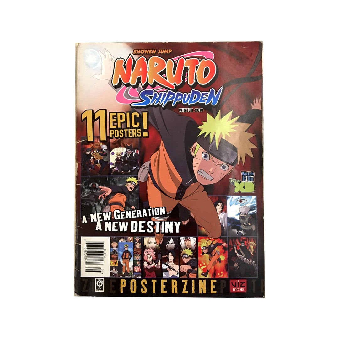 NARUTO SHIPPUDEN SHONEN JUMP POSTERZINE - WINTER 2010, Hobbies & Toys ...