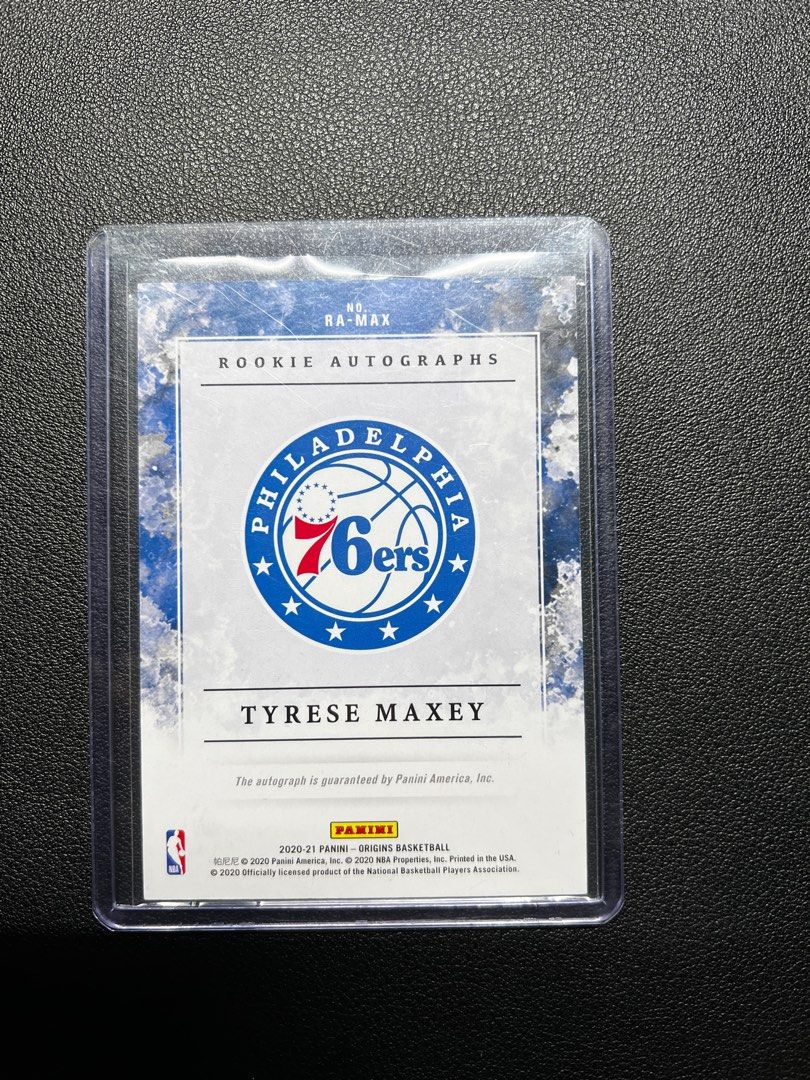 NBA Tyrese Maxey Origins Auto RC, Hobbies & Toys, Memorabilia ...