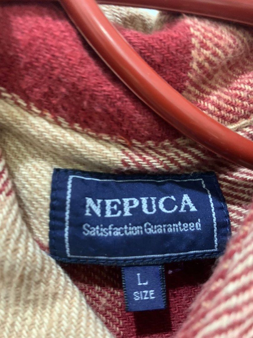 Nepuca flannel shirt, Men's Fashion, Tops & Sets, Tshirts & Polo Shirts on Carousell