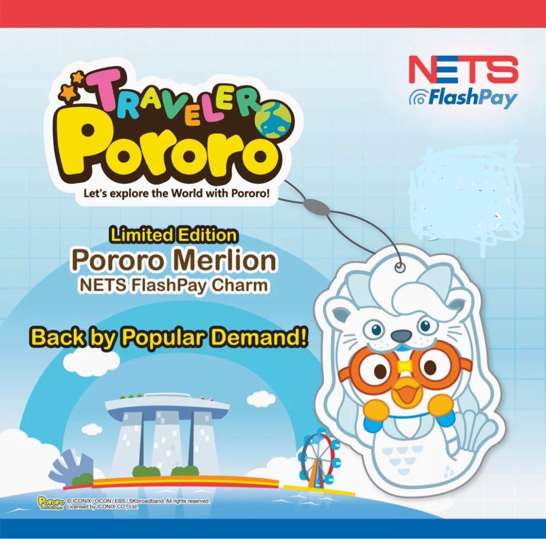 Nets flash pay charm, Tickets & Vouchers, Local Attractions & Transport ...