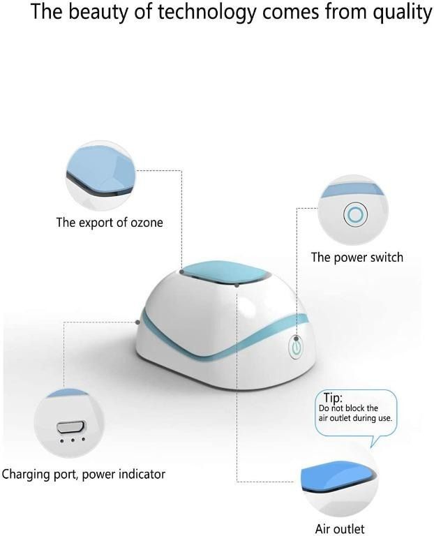 New Arrival! OnReal Portable Ozone Generator Sterilization Ozonator Air ...