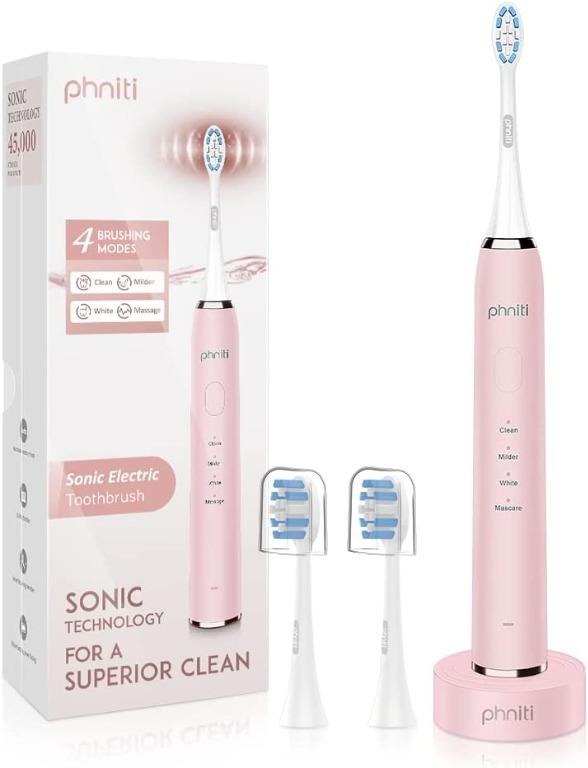 New Arrival! Sonic Electric Toothbrush, USB Rechargeable Toothbrush, 2 ...