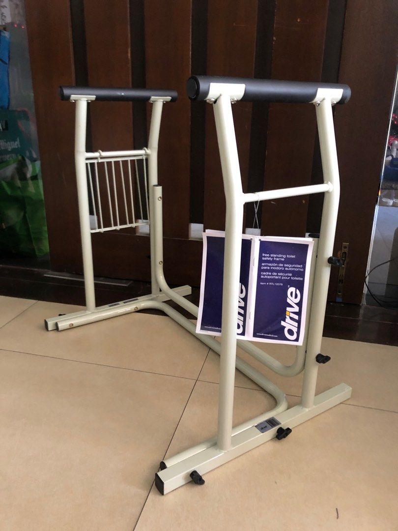 New Imported Drive Medical Safety Handicap Grab Bar for Toilets, White ...