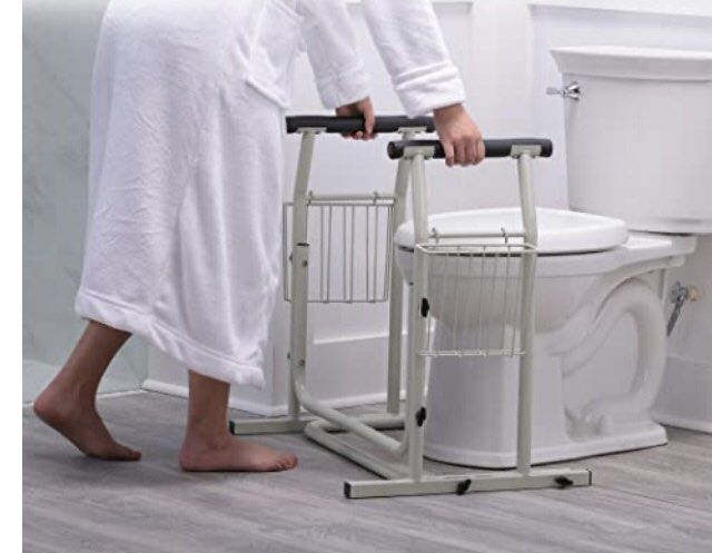 New Imported Drive Medical Safety Handicap Grab Bar for Toilets, White ...