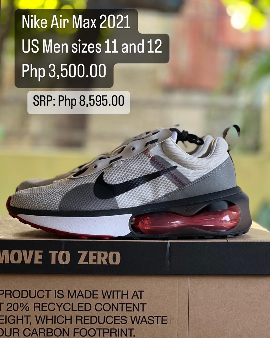 Nike Air Max 2021 / US Men sizes 11 and 12, Men's Fashion, Footwear ...