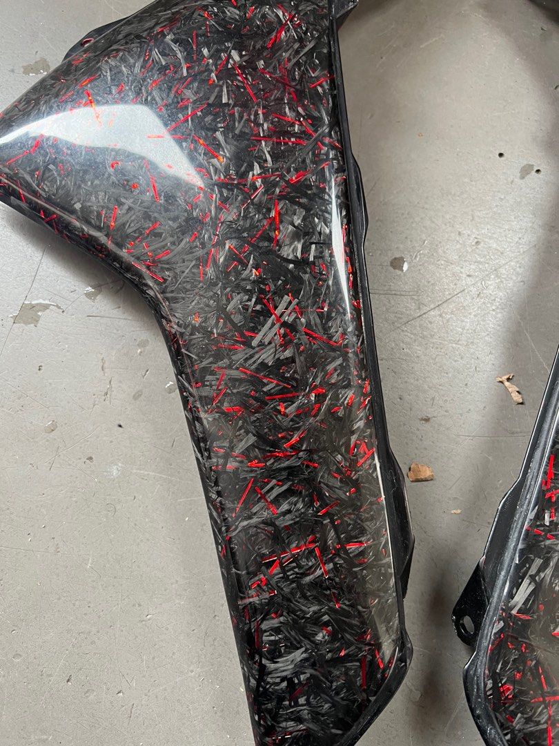 Nmax v1 under front side panel / floorboard side floorboard red forged ...