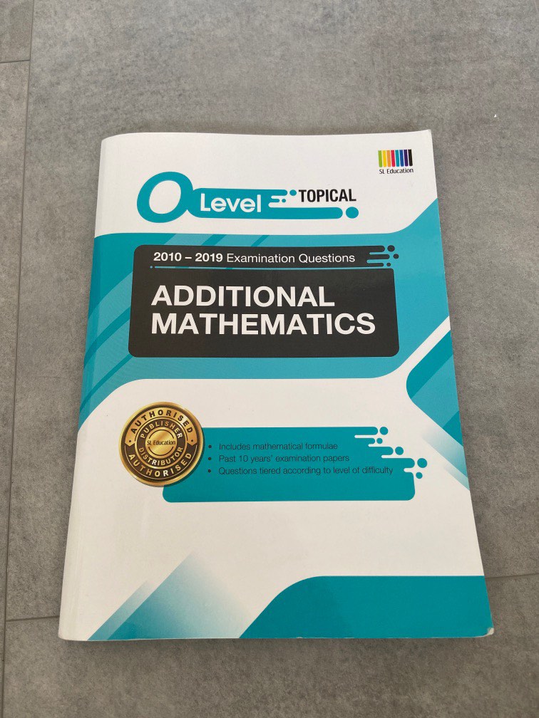 O Level Additional Mathematics Topical TYS, Hobbies & Toys, Books ...