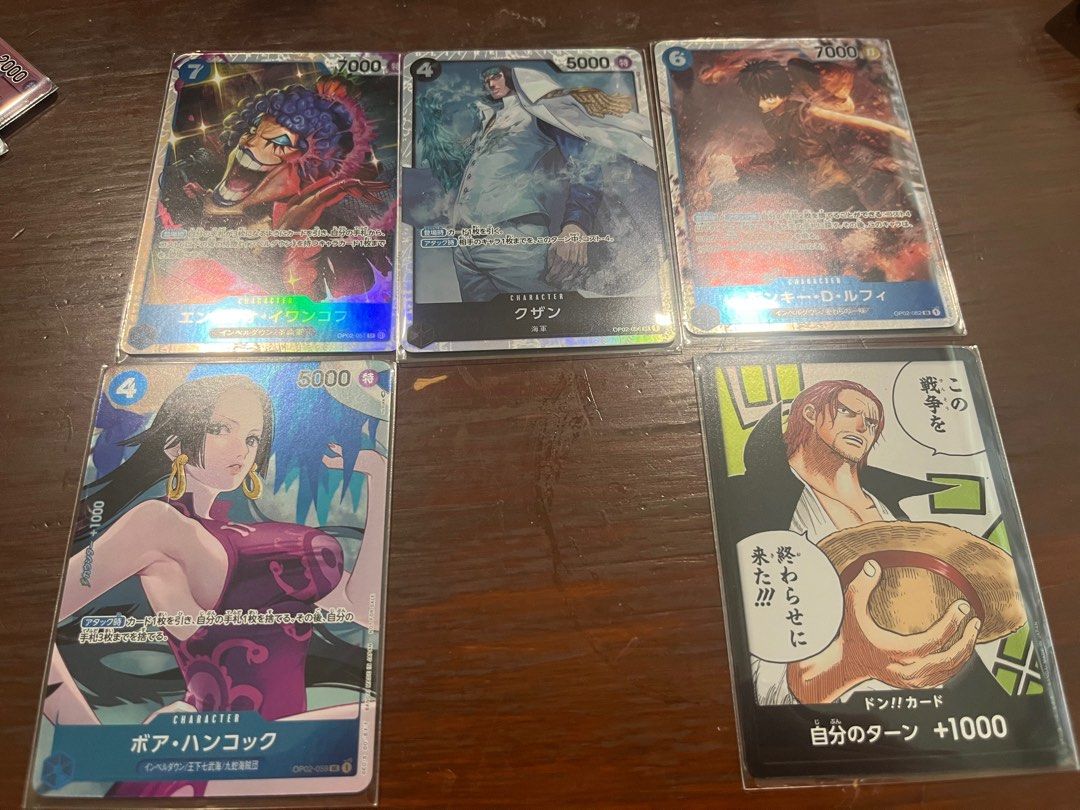 One Piece 02 Cards Paramount War (Nami AA, Luffy AA and Uta SEC ...