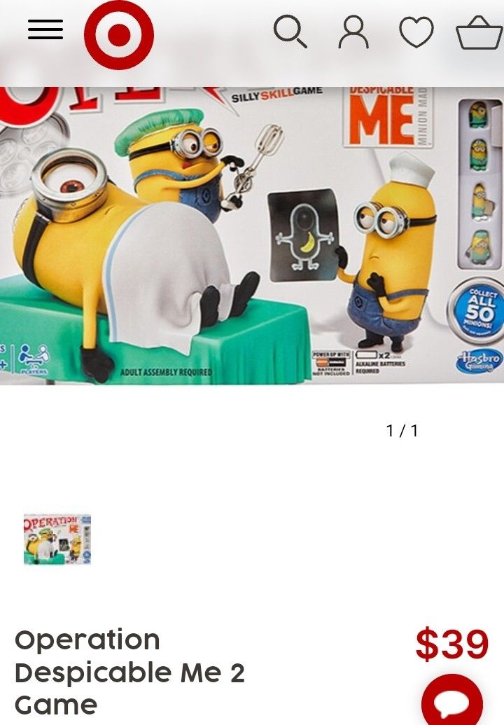 Operation Despicable Me Silly Skill Game Minions, Hobbies & Toys, Toys ...