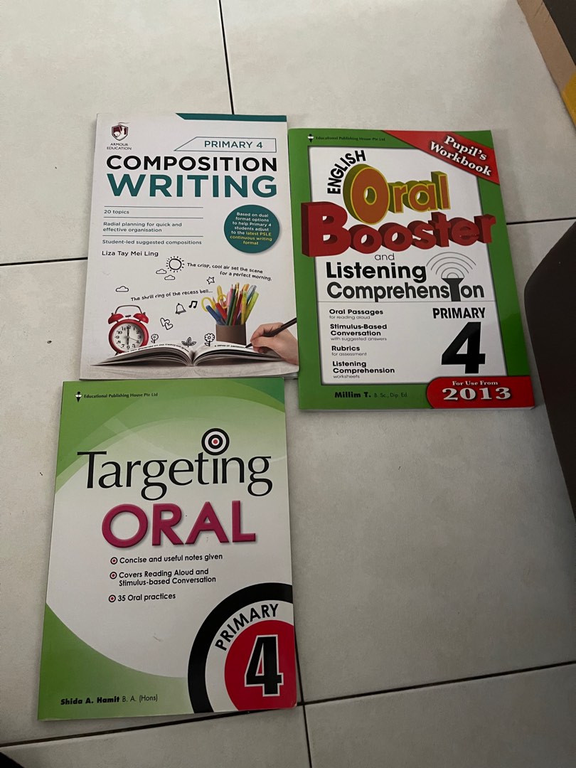 Oral and Composition Writing Primary 4, Hobbies & Toys, Books & Magazines, Assessment Books on ...